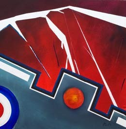 Contemporary war paintings for sale by UK artist Alan Brain